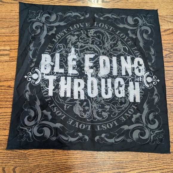 Accessories | Bleeding Through Metal Band Handkerchiefheadband | Poshmark